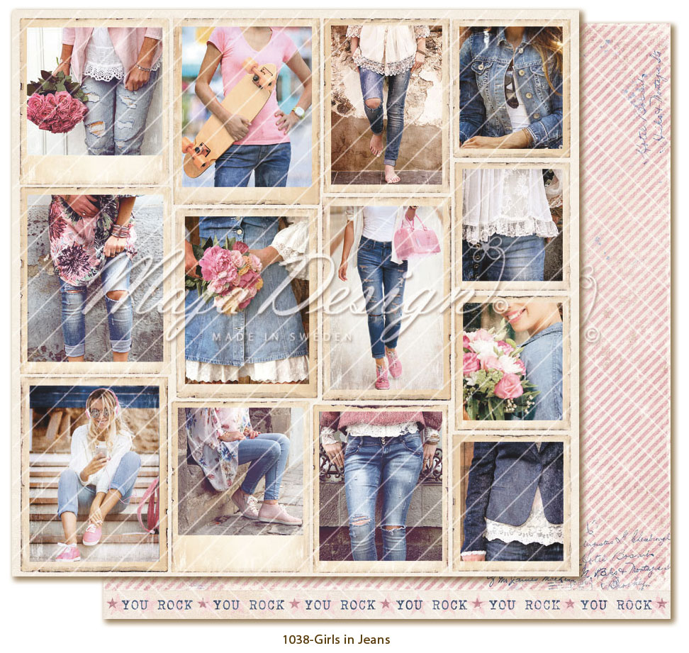 Maja Design - 1038 - Denim & Girls - Snapshots - Girls in Jeans ...