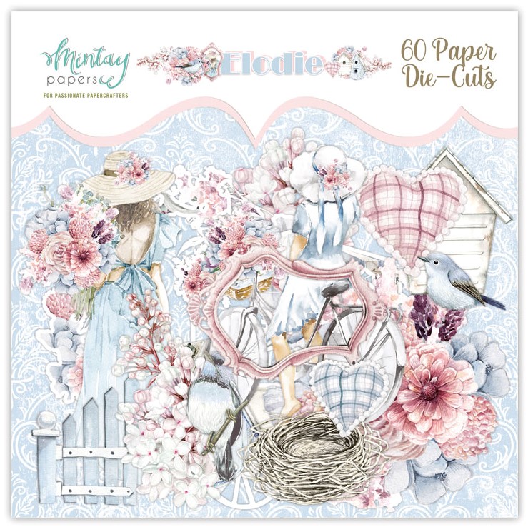Mintay - ELO - Elodie - Paper Die-Cuts - 60 pcs - Kreativ Scrapping