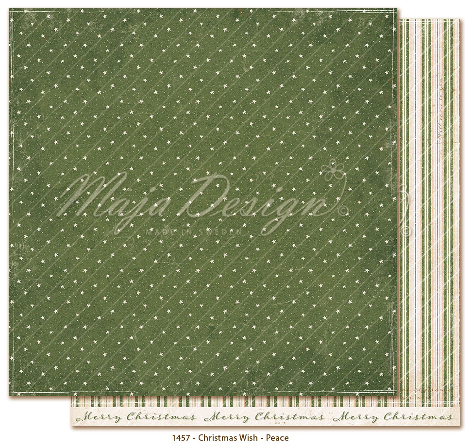 Maja Design - 1457 - Christmas Wish - Peace - Kreativ Scrapping